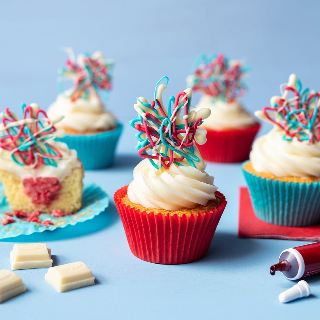 4th July firework cupcakes | easyFood