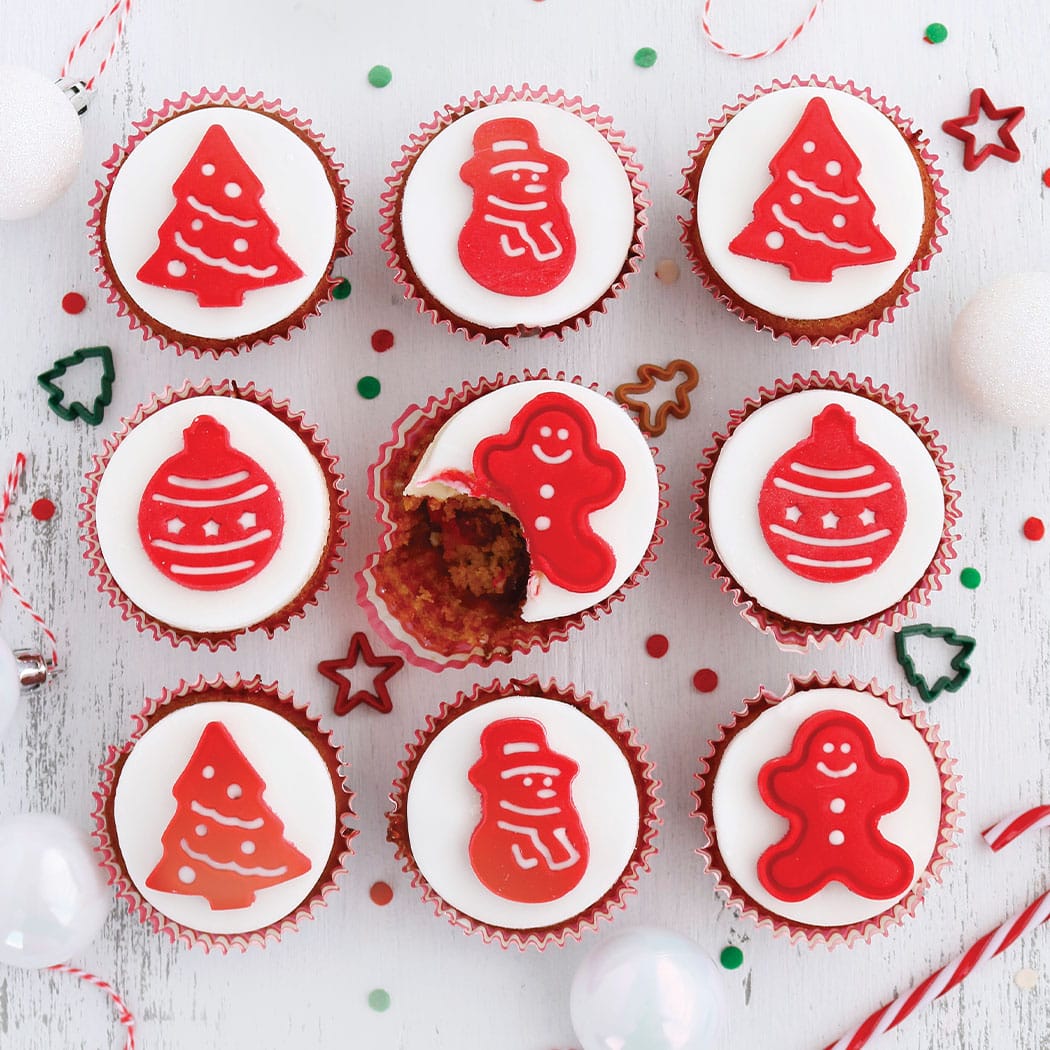 Christmas cake cupcakes recipe | easyFood