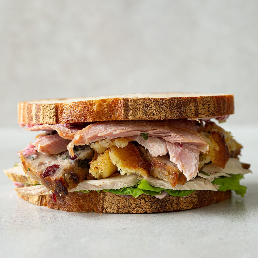 Ultimate Christmas leftover sandwich | easyFood