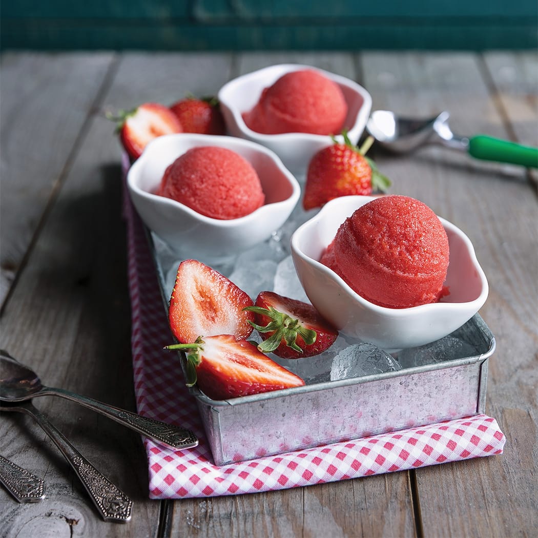 Strawberry sorbet recipe | easyFood