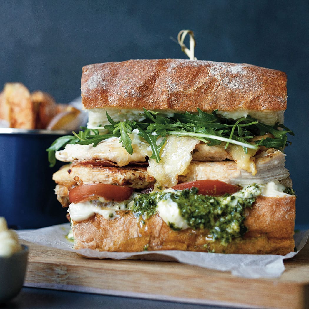 Italian chicken ciabattas recipe | easyFood
